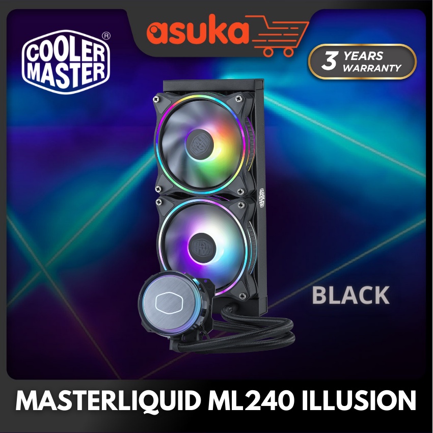 Cooler Master MasterLiquid ML240 / ML360 Illusion AIO Liquid Cooler ...