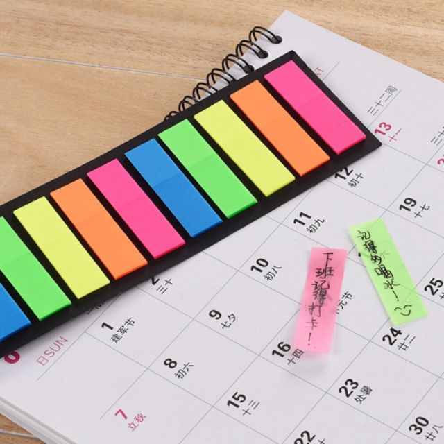 Transparent Fluorescent Index Sticky Note | Shopee Malaysia