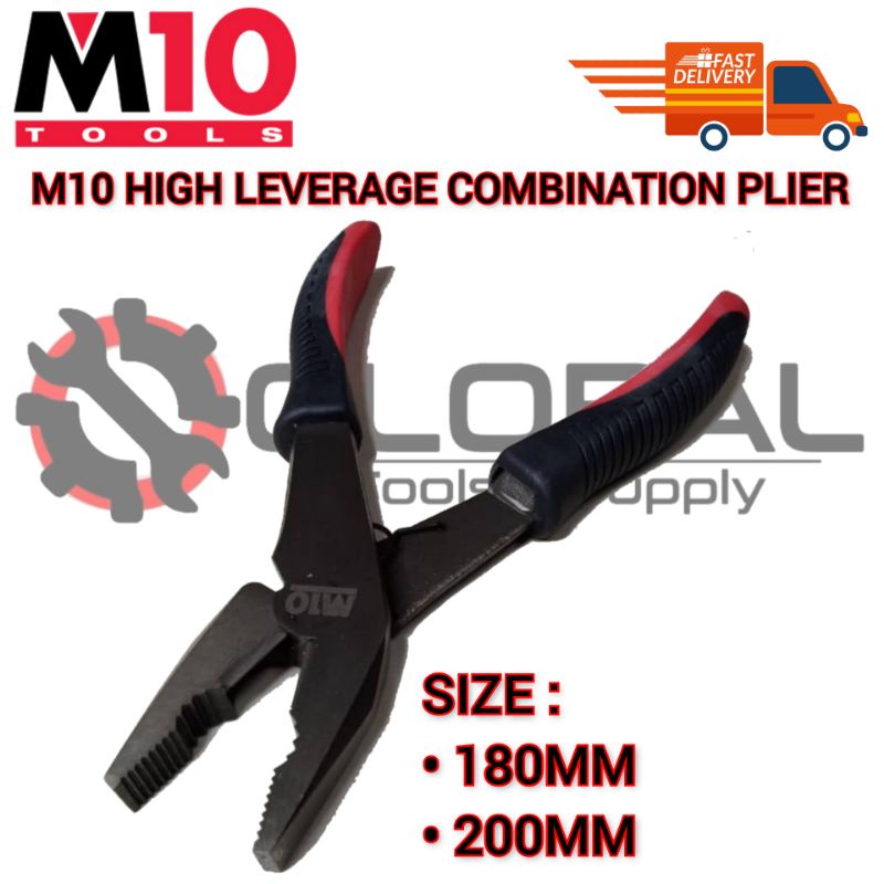🇲🇾 READY STOCK 🇲🇾 M10 TOOLS HIGH LEVERAGE COMBINATION PLIER HEAVY DUTY ...