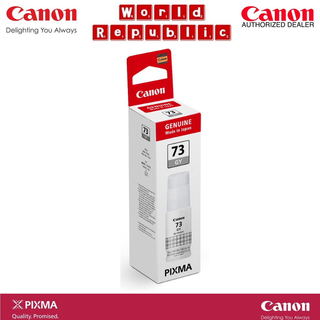 Canon Ink Cartridges - GI73 GI-73 (Black / Grey / Cyan / Magenta ...