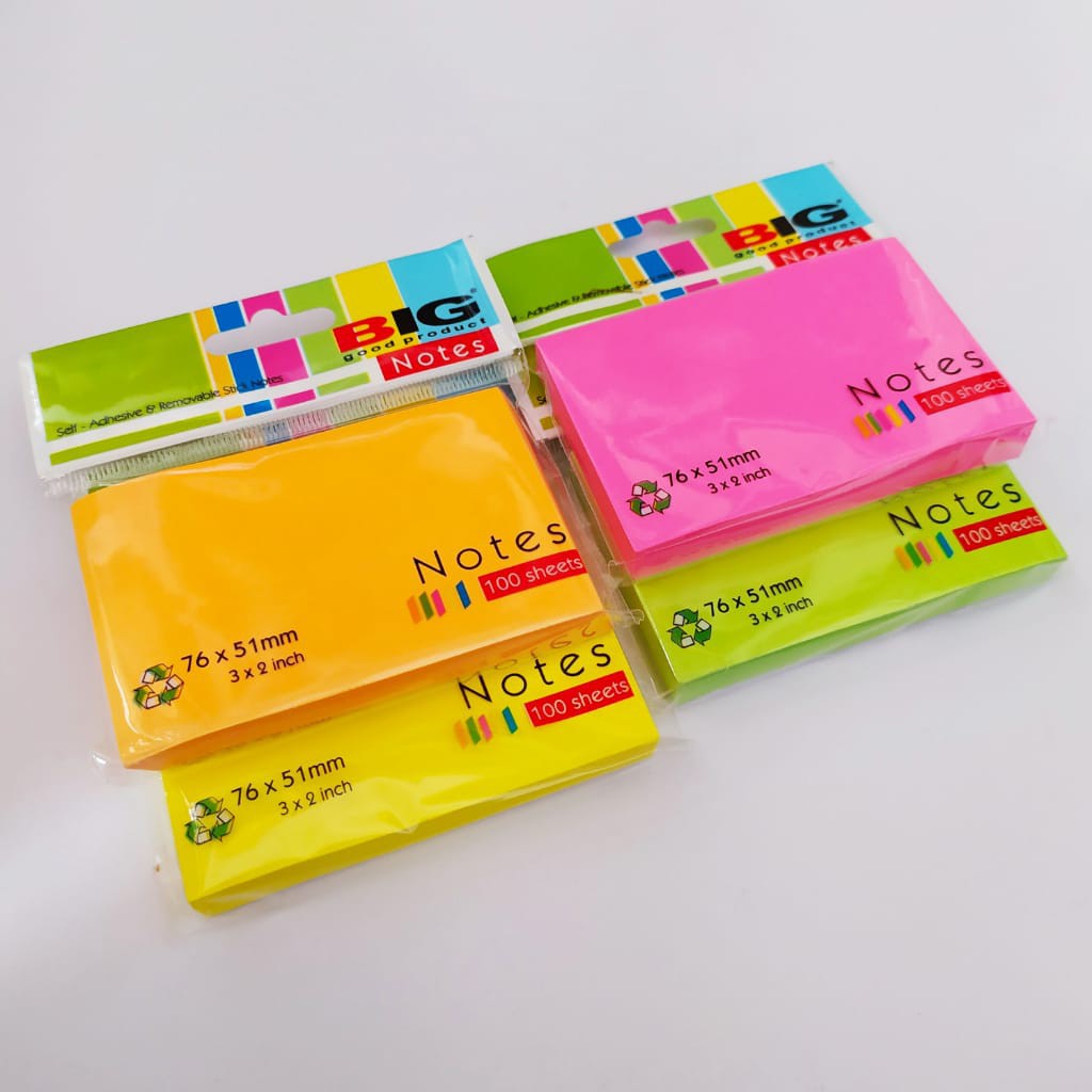 BIG MEMO STICK / STIKER MEMO / STICKY NOTES / STICKY MEMO (76X51mm ...