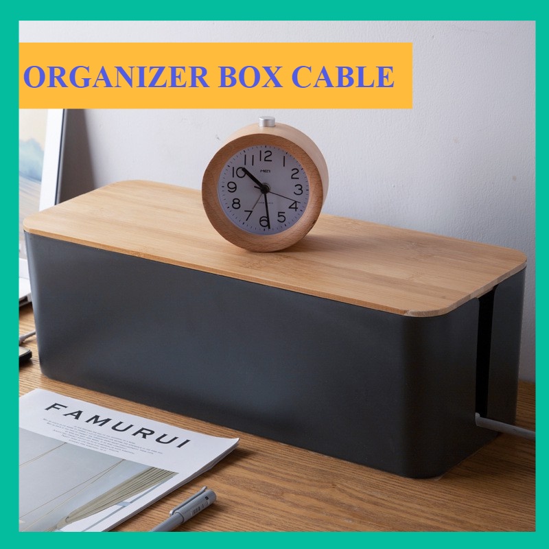 ORGANIZER BOX STORAGE BOX Cable Management Box Cable Storage Box KOTAK ...