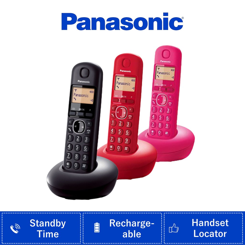 Panasonic Cordless DECT Phone TGB210 | House Phone | Office Phone | Digital Wireless Phone | KX ...