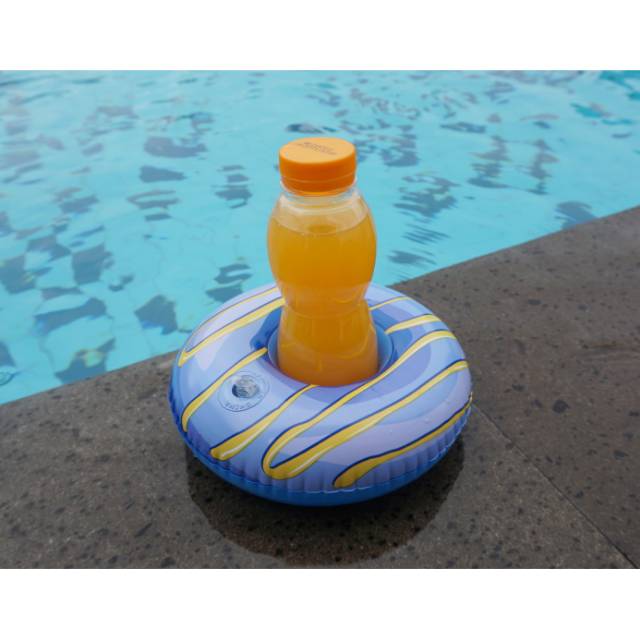 Glass Buoy/Glass Tire/cup holder float Donut Blue | Shopee Malaysia