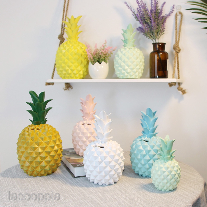 [lacooppiaMY] Pineapple Money Boxes Piggy Bank Cute Gift Home ...