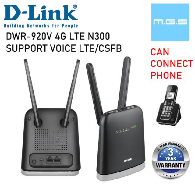 D-Link DWR-M930 / DWR-920v Gigabit LAN 4G LTE Wireless WiFi N300 Modem Router MR200 MR6400 ...