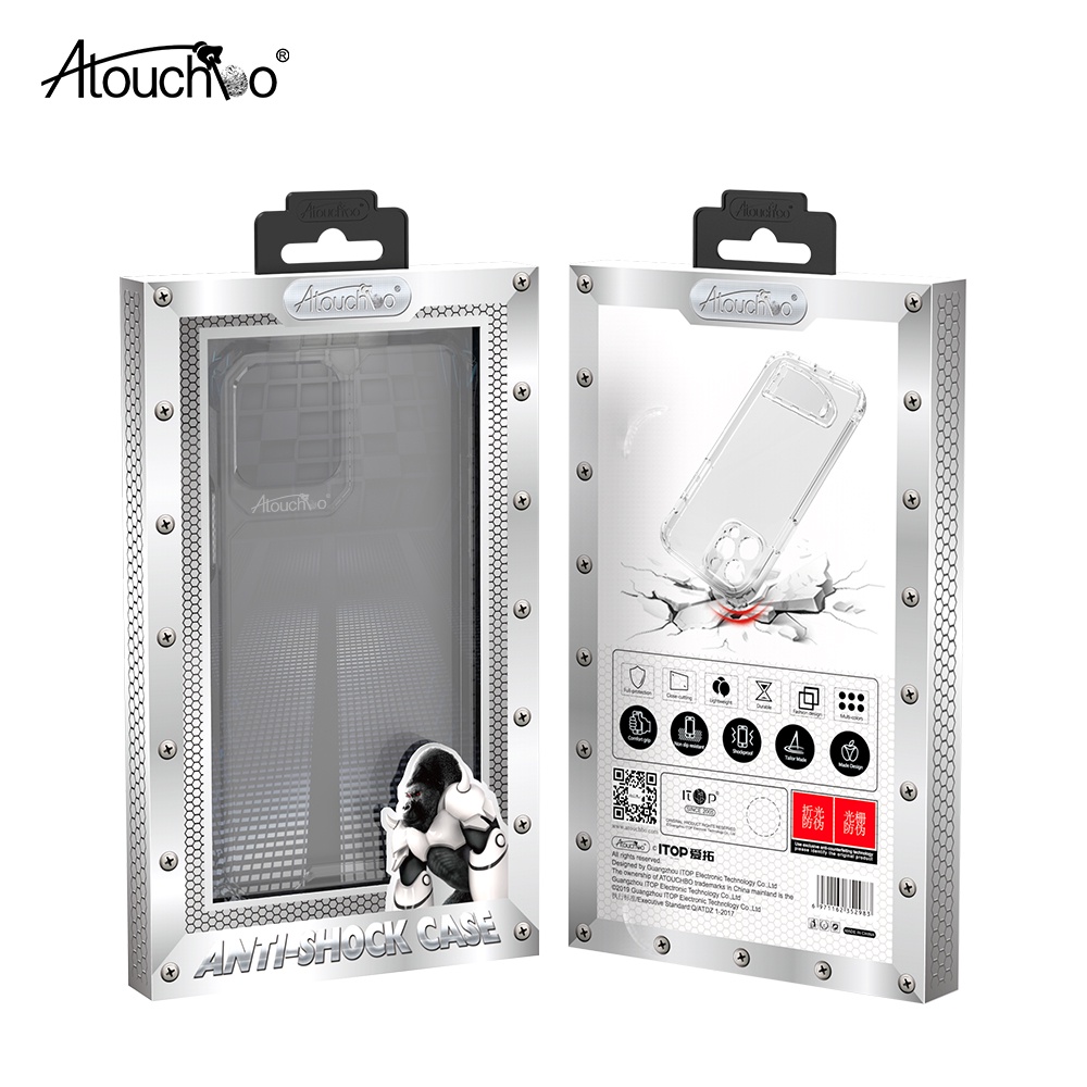 [ATOUCHBO ORIGINAL] iPhone 16 15 14 13 12 11 Crystal Clear Case ...