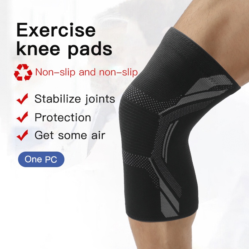 New 1 Piece Equipment Knee Pads Sports Compression Protector ...