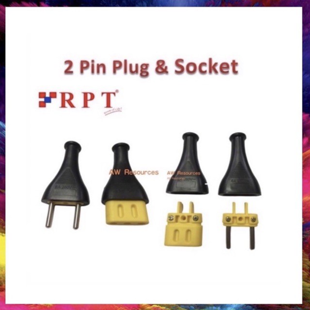 2 Pin Plug & Socket 250v | Shopee Malaysia