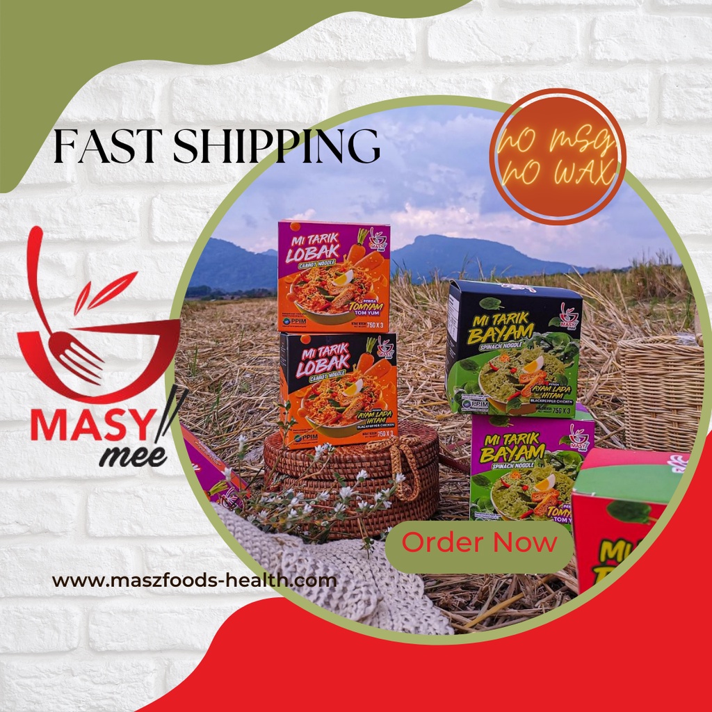 MI TARIK MASYIMEE - NON MSG NOODLES WITH VEGETABLES (Carrot 🥕or Spinach ...