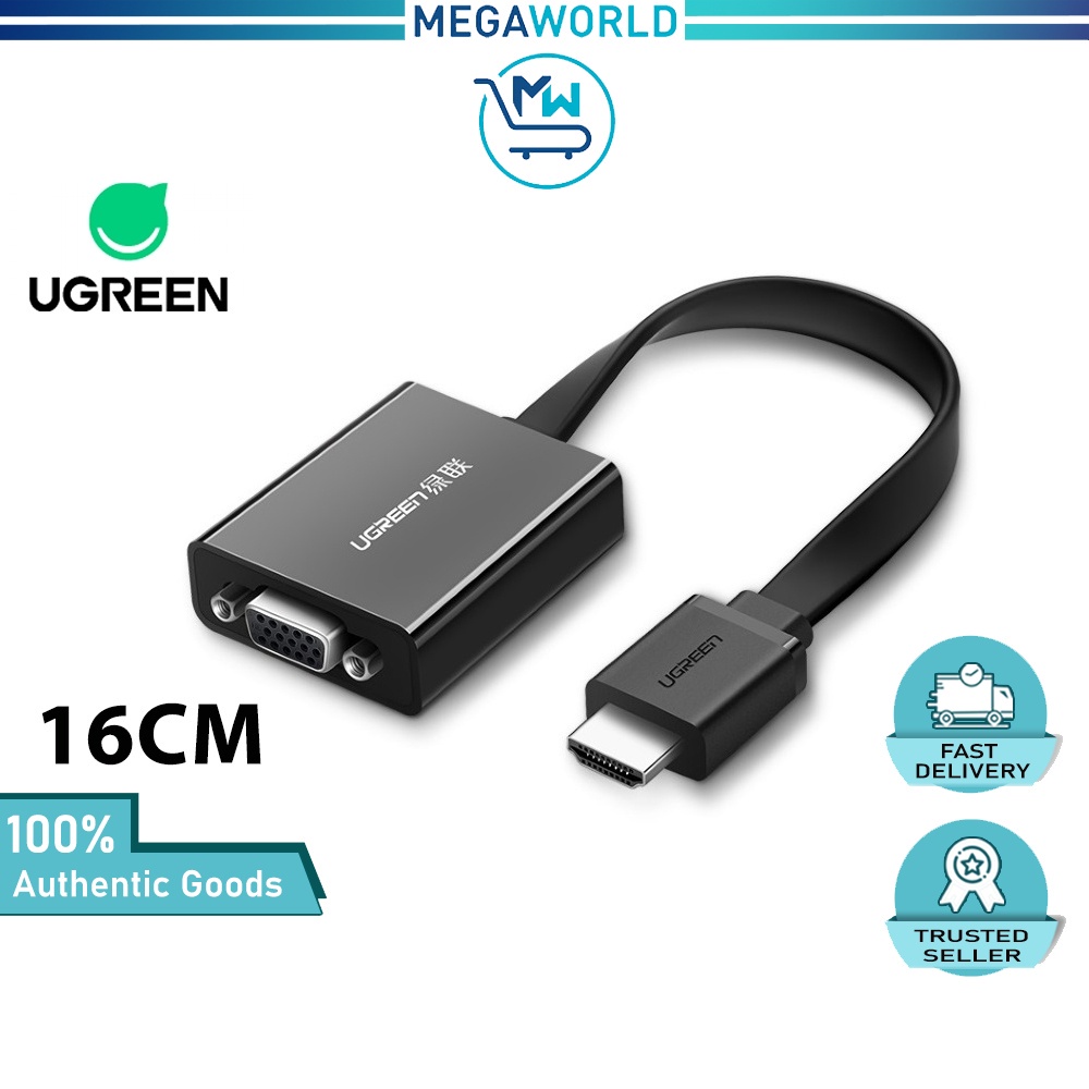 UGREEN HD MI to VGA Adapter With Audio Jack Digital to Analog Video ...