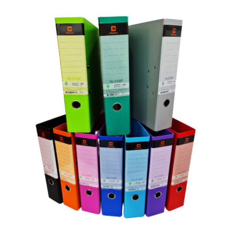 ELEPHANT DURA PP LEVER 3"ARCH FILE 2100F(multi color) | Shopee Malaysia