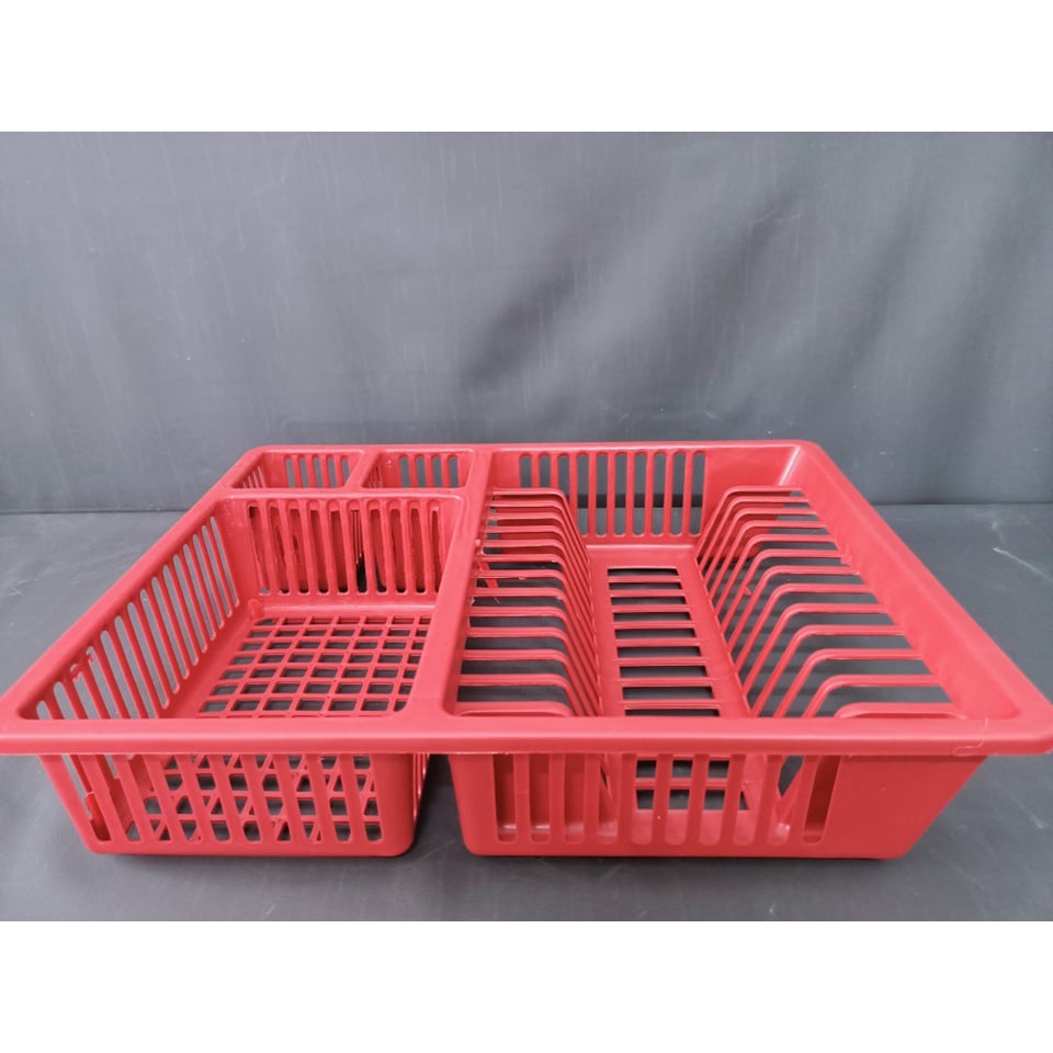 Dish drainer Kitchen Shelves Plastic Dish Rack Dish Storage [GREEN BLUE ...