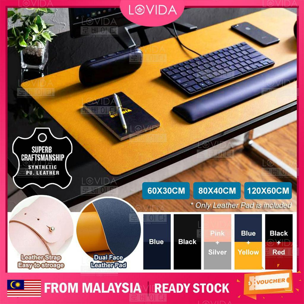 LOVIDA Korean Style Non-slip Double Sided Large Mousepad Keyboard Mouse ...