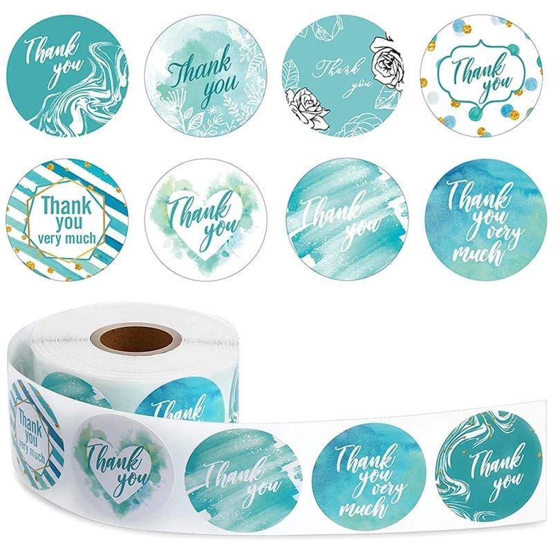 Thank You Label Sticker Packing | Shopee Malaysia