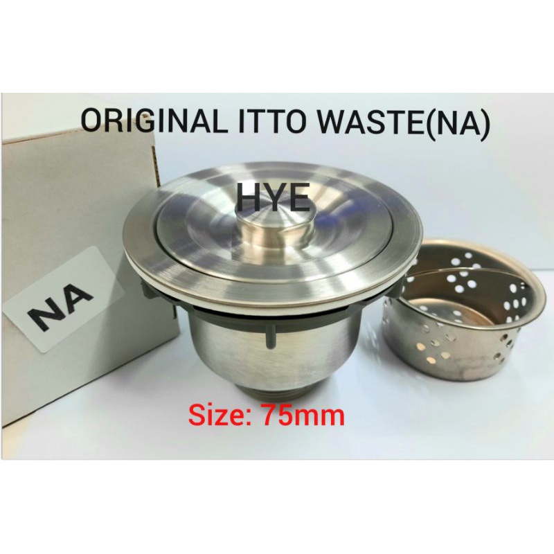 Original ITTO Nano Silver(NA)Sink Waste with Basket/Penapis sinki ...