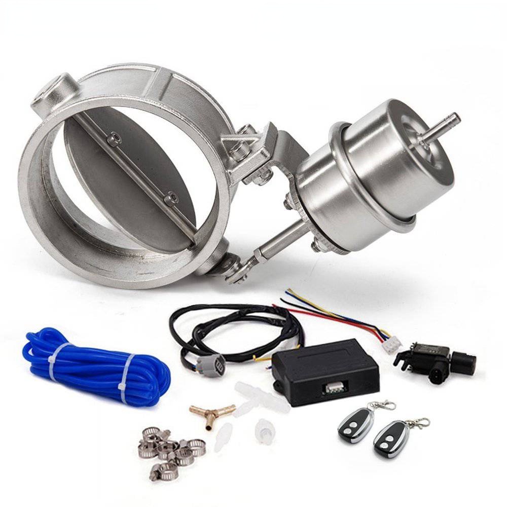 Exhaust Control Valve With Boost Actuator Cutout 89mm Pipe Opend with ...