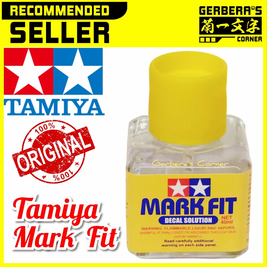 Tamiya Mark Fit Decal Solution Mark Setter Glue Water Decal Model Kit ...