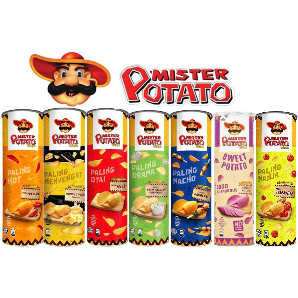 MISTER POTATO CRISPS (150g/130g) | Shopee Malaysia