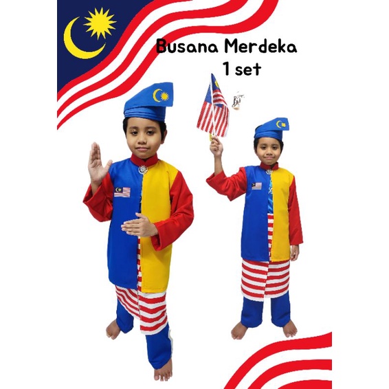 Baju Merdeka / baju bendera kanak2 lelaki | Shopee Malaysia
