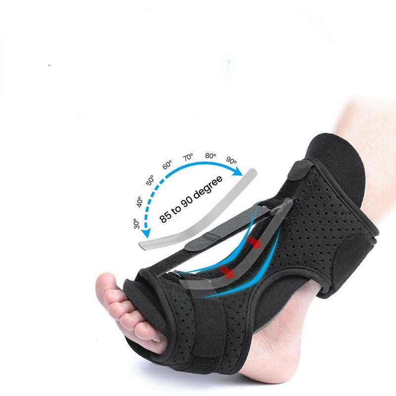 Adjustable Plantar Fasciitis Night Splint Foot Drop Orthosis Stabilizer ...