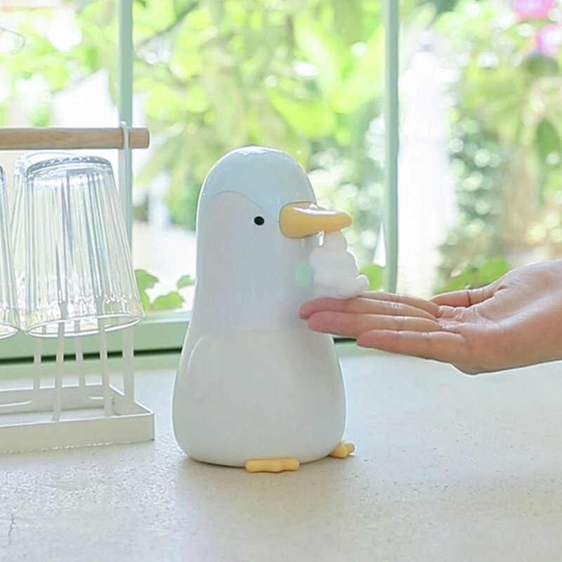 Penguin Bubble Hand Washer USB Automatic Foam Soap Dispenser New ...