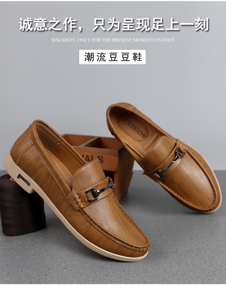 [SCL][3 Colors] Men's Cow Leather Loafers Slip-Ons shoes Casual ...