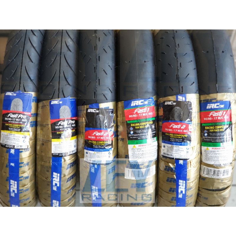 Tayar Tyre Tire IRC Fasti 1 2 Pro Racing Soft Slick 💯% Original 90/80 ...