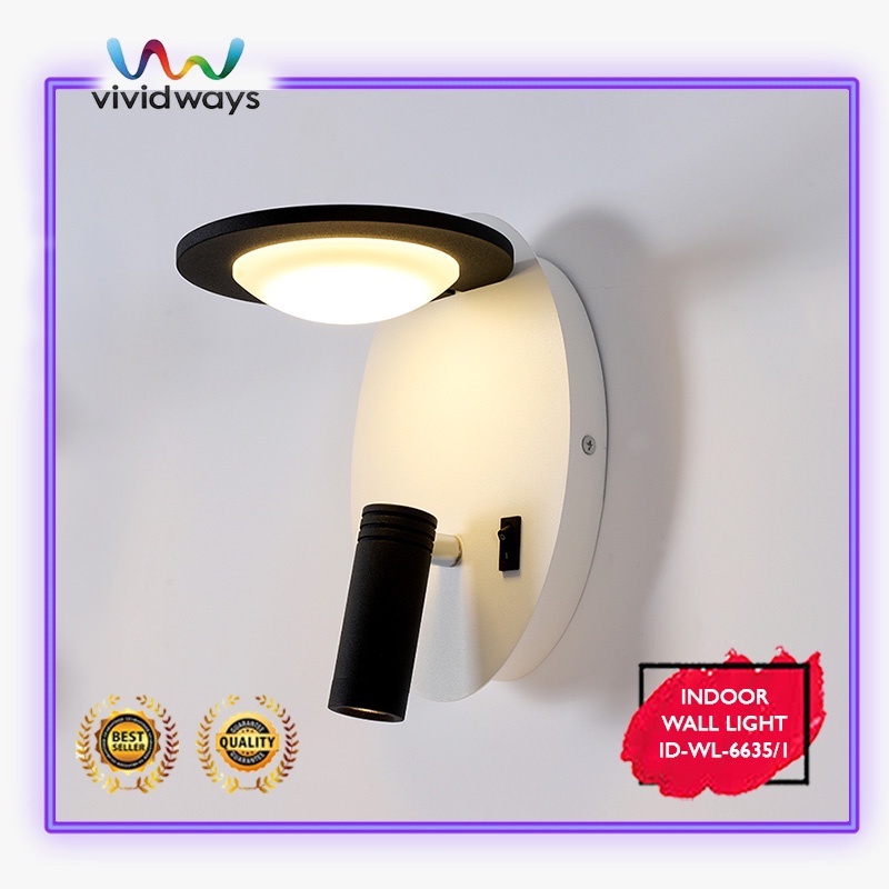 K2 VIVIDWAYS MODERN OUT/IN DOOR LED WALL LIGHT 4000K ID-WL-6635/1 ...