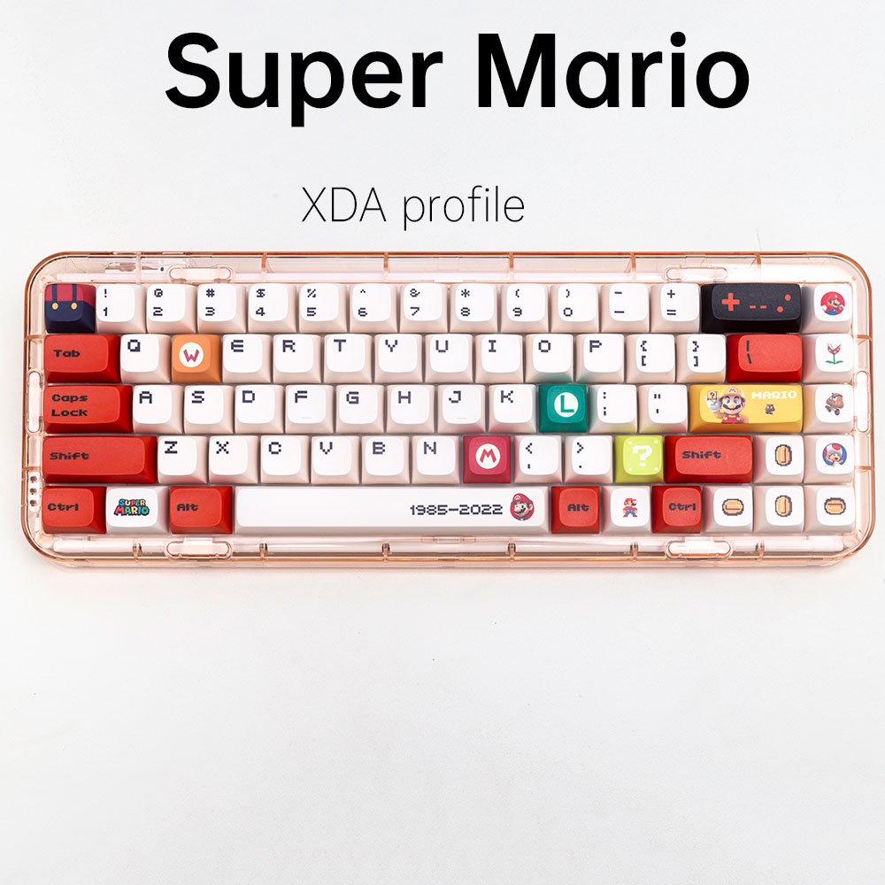 [144keys] 2025 Super Mario Keycaps XDA profile PBT material Dye ...