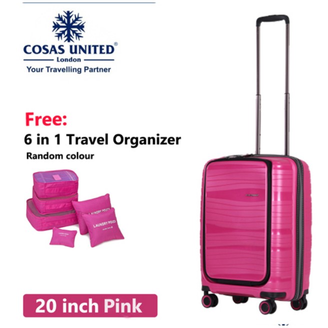 (Bundle)Cosas United Inspirit Series 55cm/20" Luggage + 6 in 1 Travel ...