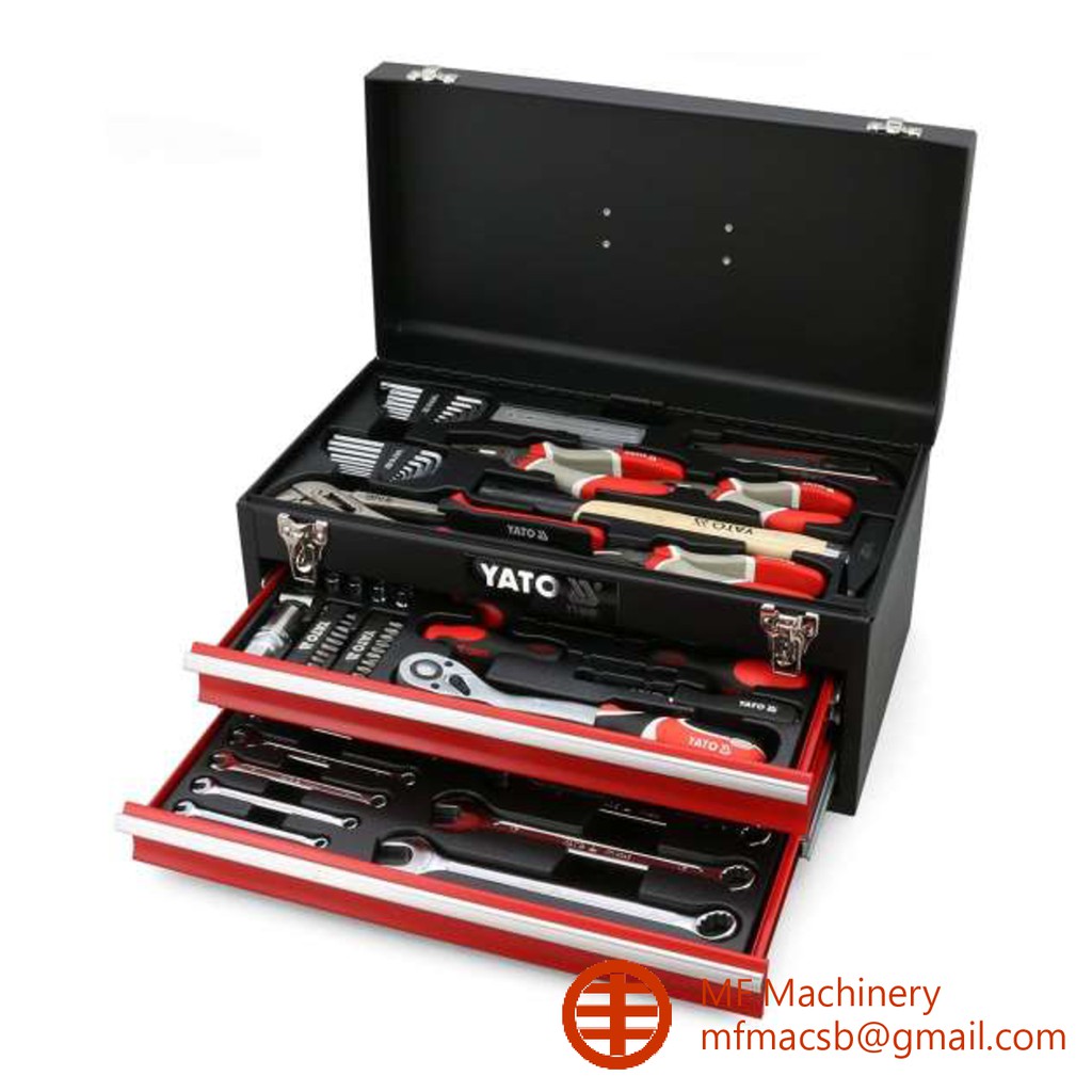 Yato YT-38951 Tool Box with 80pcs Tool Kit Set Kit | Shopee Malaysia