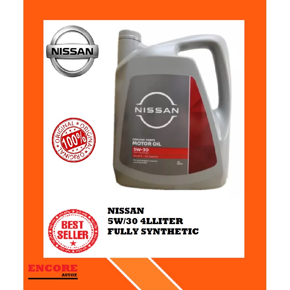 NISSAN 5W/30 ENGINE OIL FULLY SYNTHETIC | Shopee Malaysia