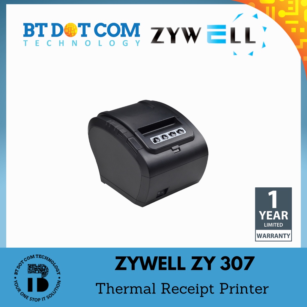 BTDC Zywell ZY307 Heavy Duty 80MM Thermal Receipt Printer For ...
