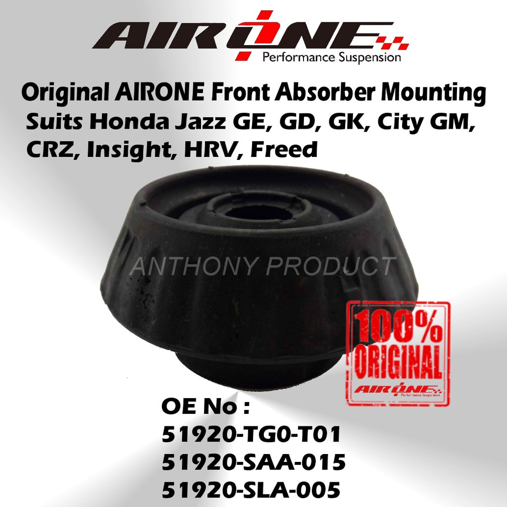 Honda City, Jazz, CRZ, Insight, HRV, BRV FREED BR-V HR-V Front Absorber ...