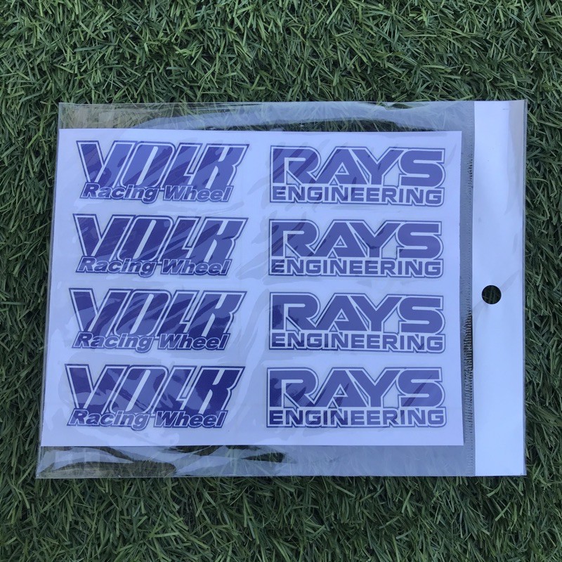 Sticker Print untuk rim TE37 rays volk racing biru | Shopee Malaysia