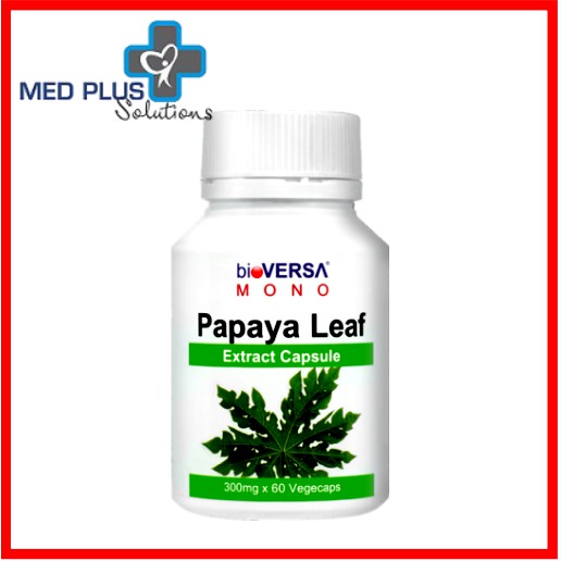 BioVersa Papaya Leaf Extract 300mg 60s (EXP:8/2024) CLEARANCE Promo ...