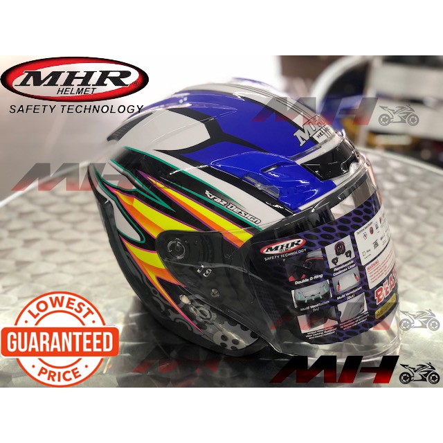 MHR HELMET Beatz Kraz Design / ORIGINAL MHR HELMET / BLUE | Shopee Malaysia