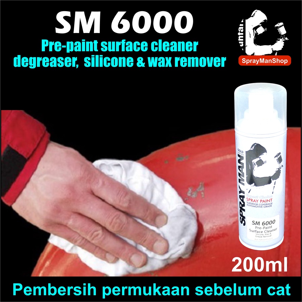 SM6000 Pre-paint Surface Cleaner Degreaser Wax & Silicone Remover ...