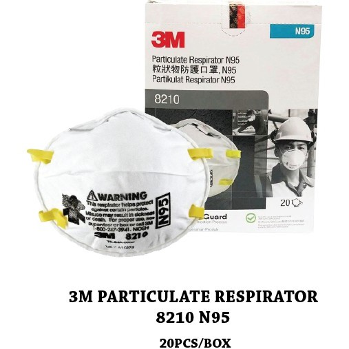 3M Particulate Respirator N95 8210 20PCS/BOX | Shopee Malaysia