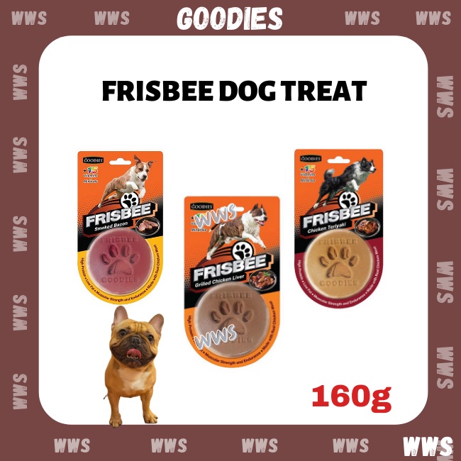 Goodies Frisbee Dental Treats # Smoked Bacon / Chicken Grilled Liver ...
