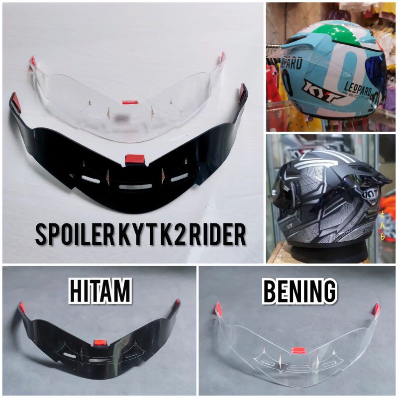 Spoiler KYT K2 RIDER SPOILER K2R PNP KYT VENOM OPEN | Shopee Malaysia