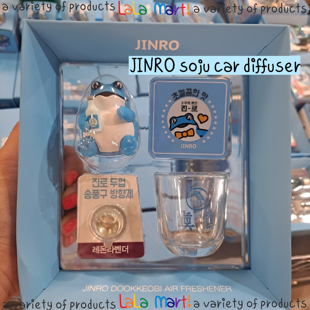 JINRO soju car diffuser : air freshener /Two scents to choose from ...