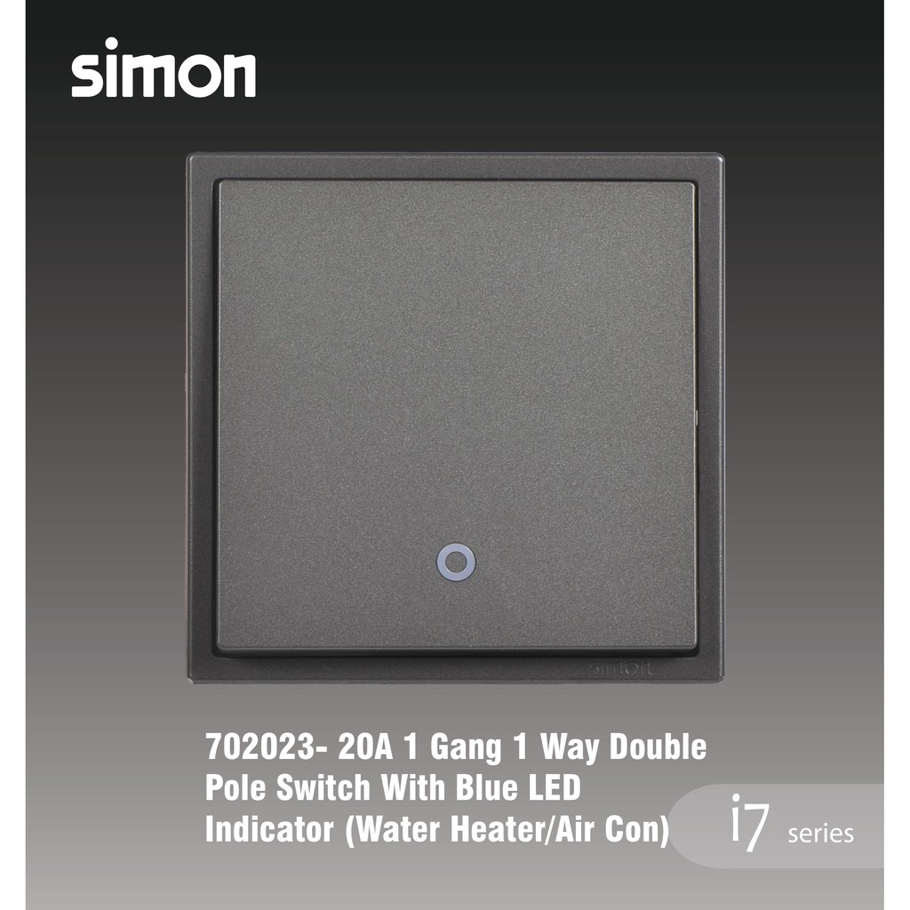 Simon I7 Series Switch / Switches & Socket Outlet (GRAPHIC BLACK ...