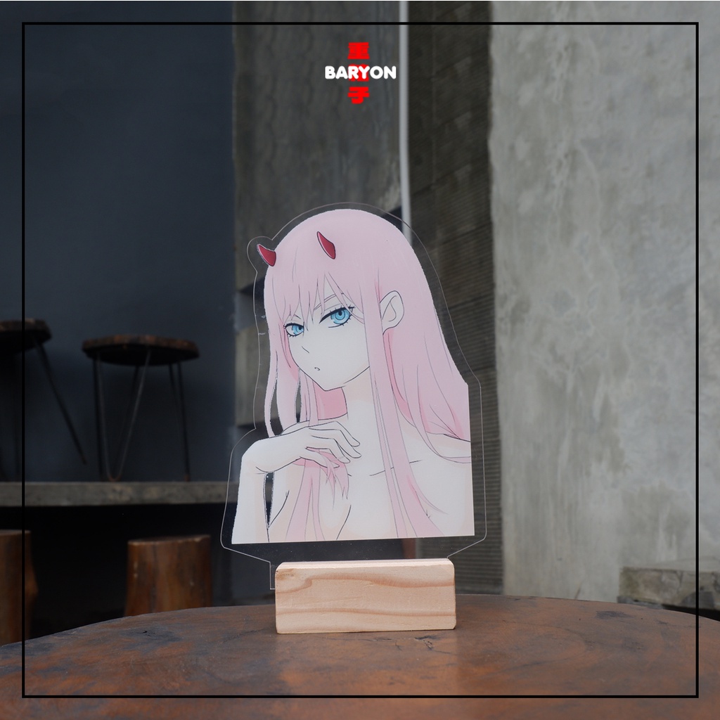 Baryon Acrylic Standee ZERO TWO Acrylic Anime Figure Display | Shopee ...