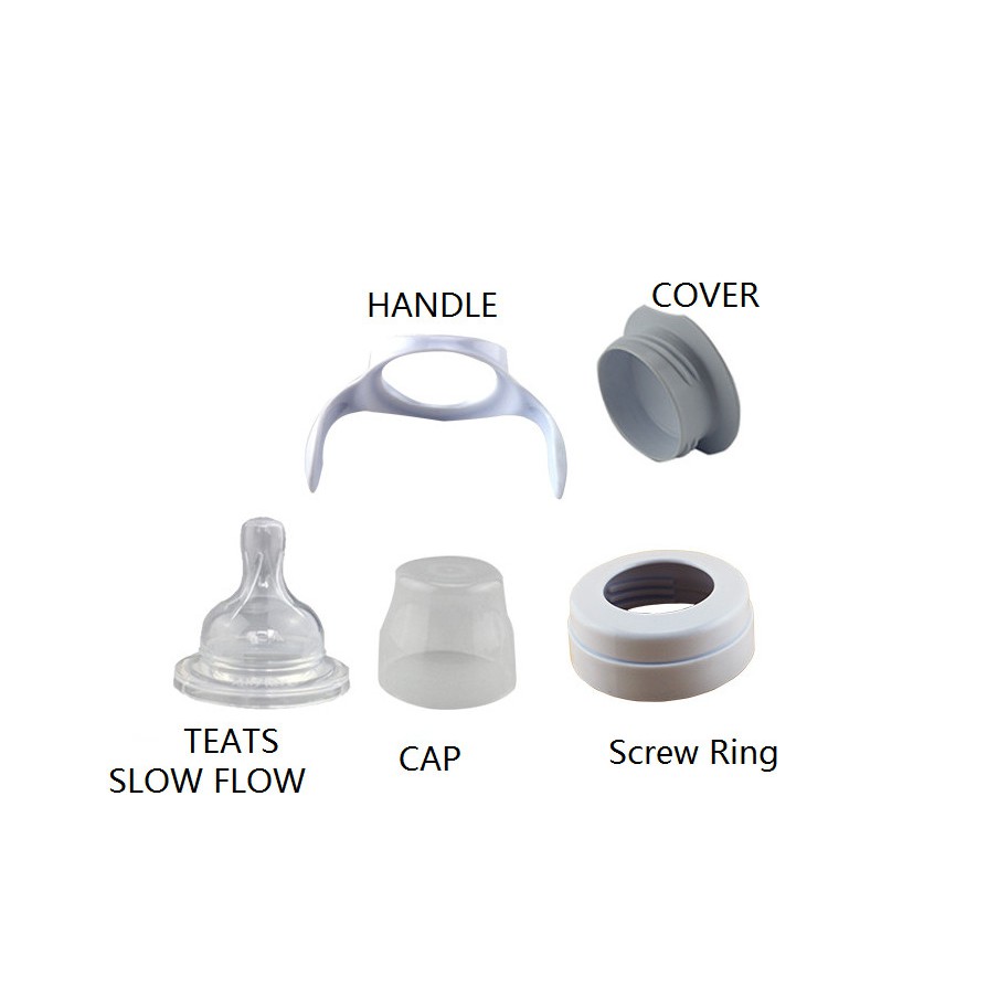 Philips Avent classic cap accessories (No bottle) 5PCS SET REPLACEMENT ...