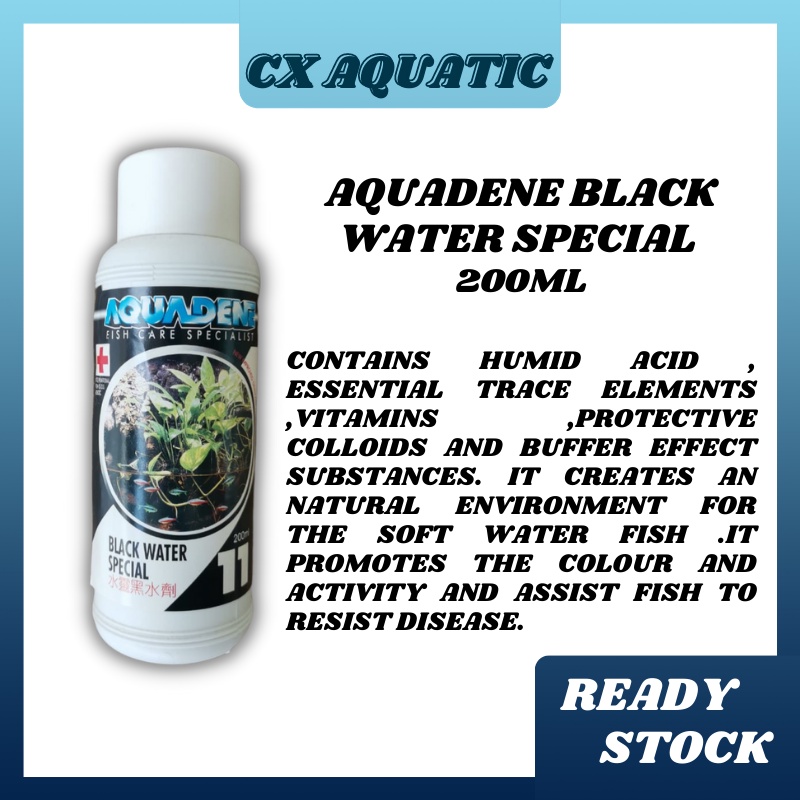Aquadene Fish Care Specialist Black Water Special 200ml | Shopee Malaysia