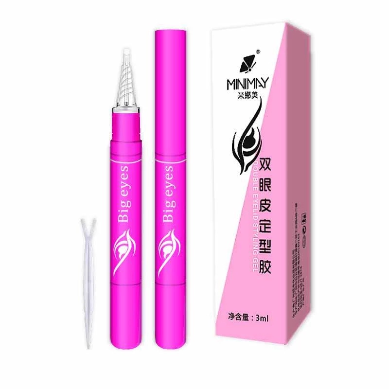 Douyin Celebrity Style Rose Red Double Eyelid Non-Glue Eyelid Stick ...