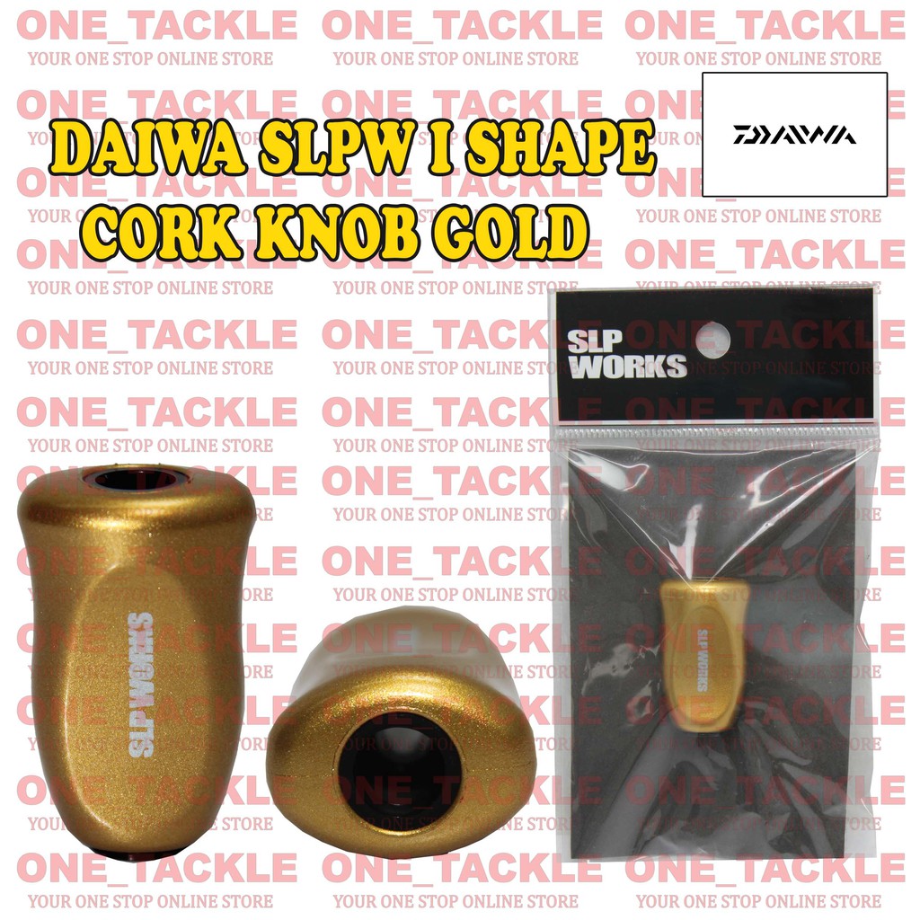 Daiwa SLP Works I Shape Cork Knob Colour Solid Gold (100% Original ...