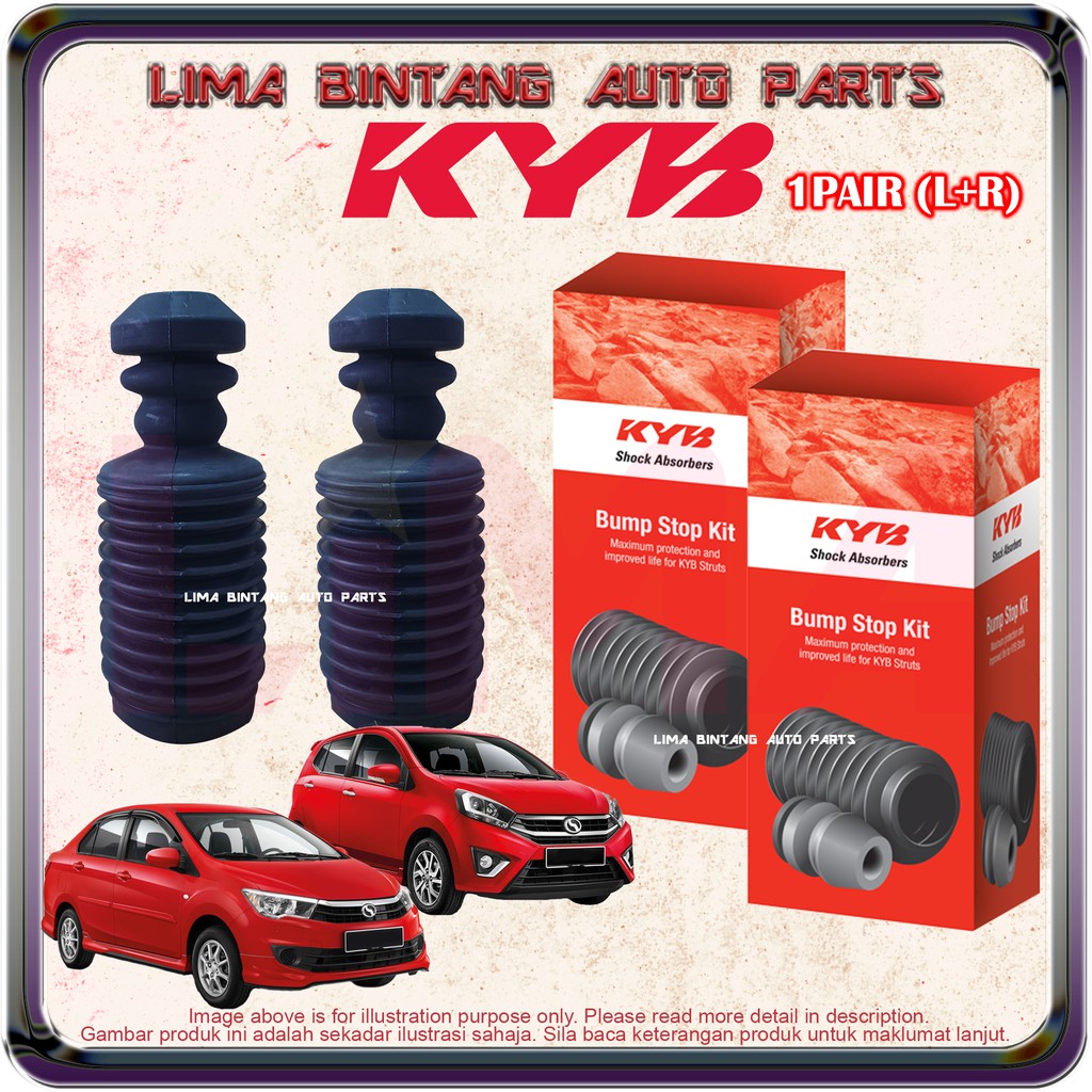 Perodua Axia , Bezza Front Absorber Cover Dust Protector With Bush ...